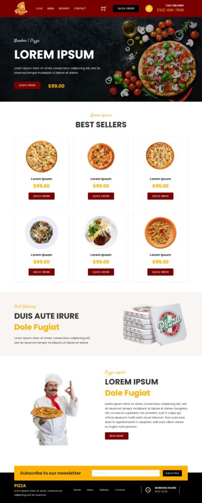 Food Ordering Website Template – Food Ordering Website Template By ...